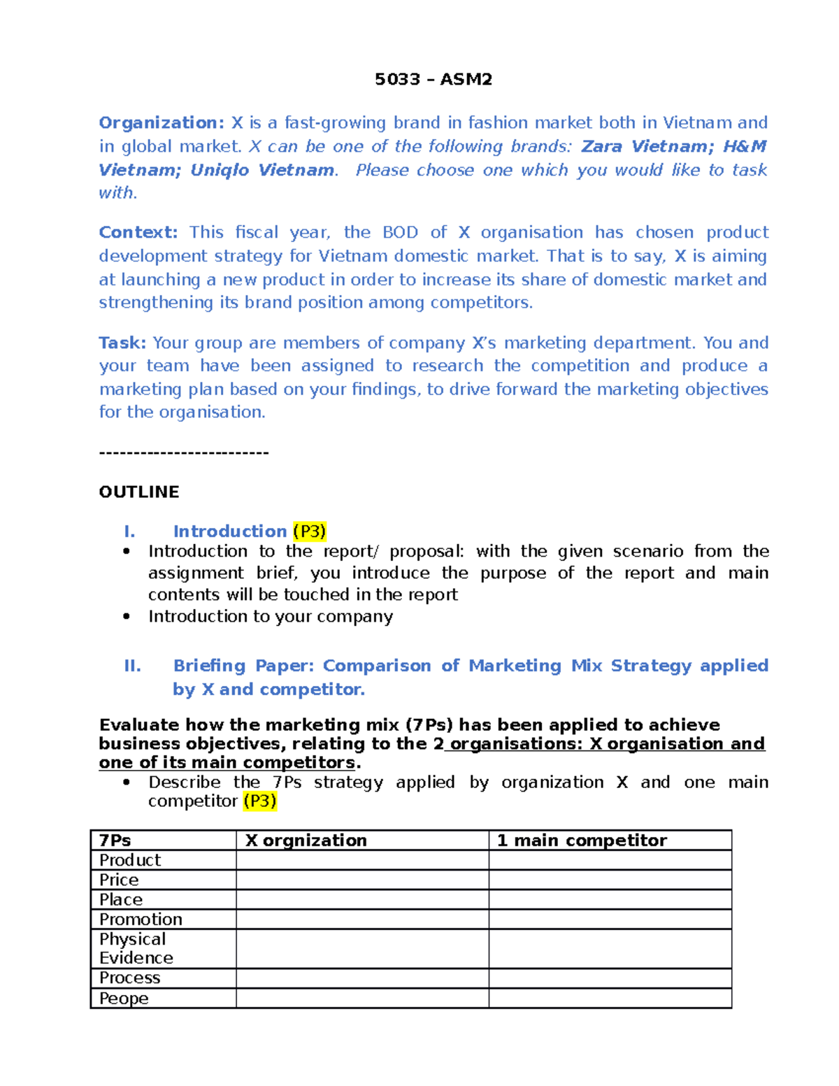 5033-ASM2 Outline tđgbbfbbgh - Financial management - Studocu