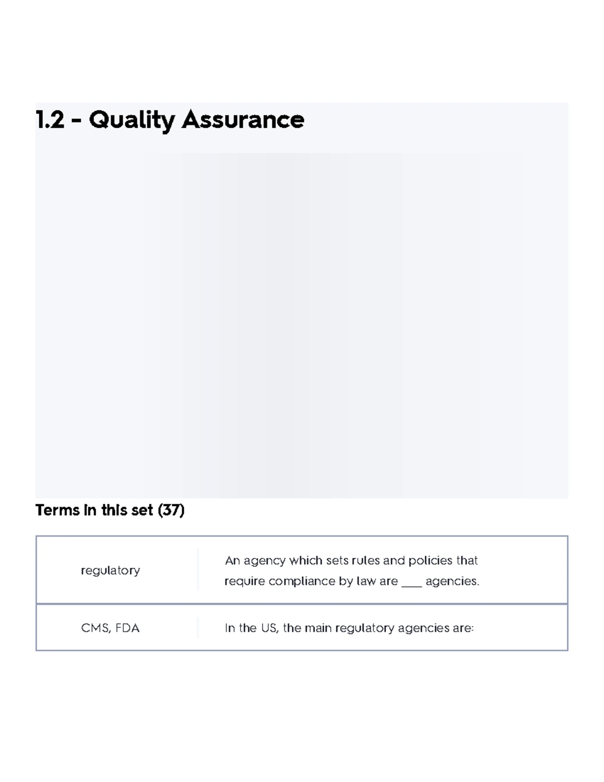 Quality Assurance Flashcards Quizlet - Quality Assurance Terms in this set (17) Calibration ...