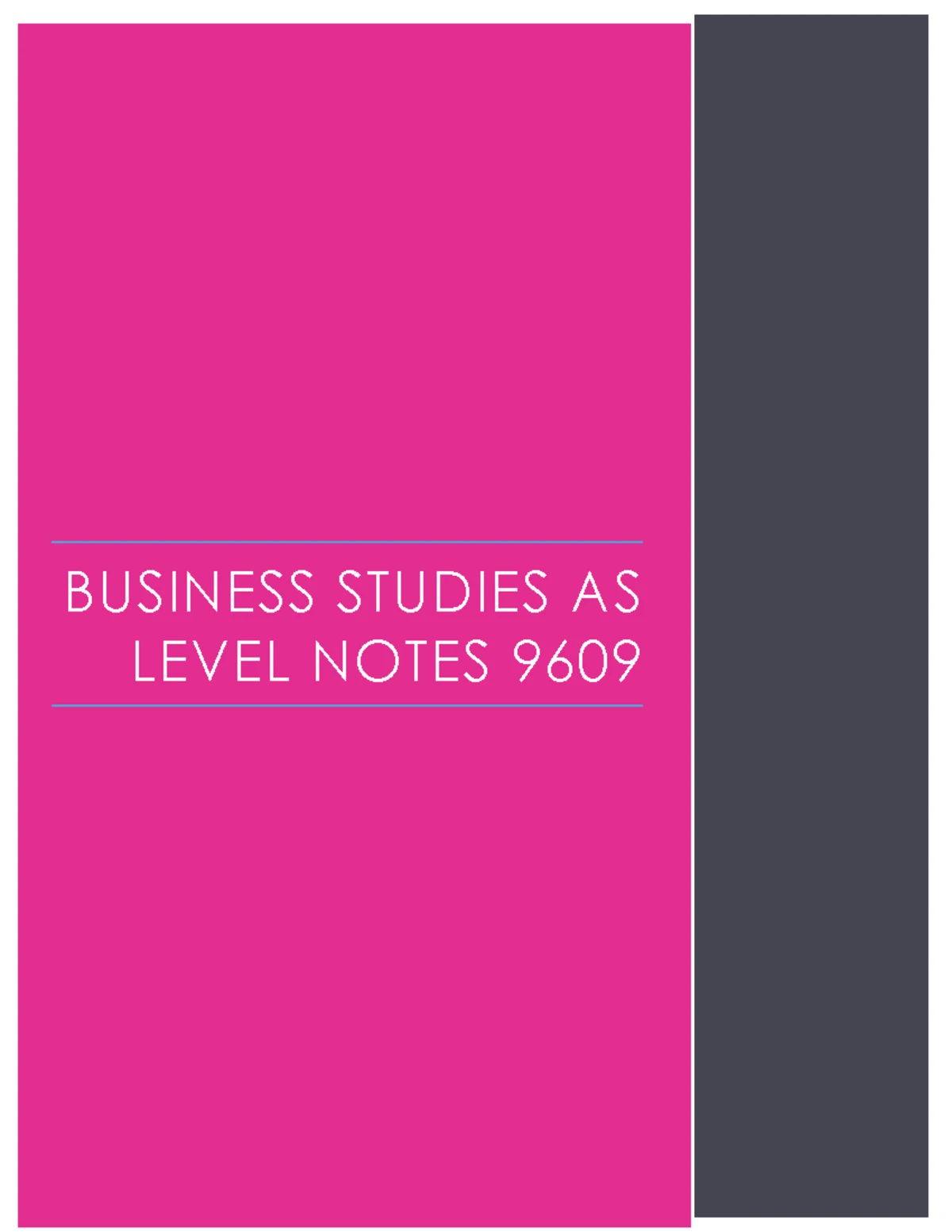 Business Studies Notes Unit 3: Marketing Principles and Objectives ...