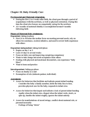 Newborn Care - Study Notes & Assignments - Studocu