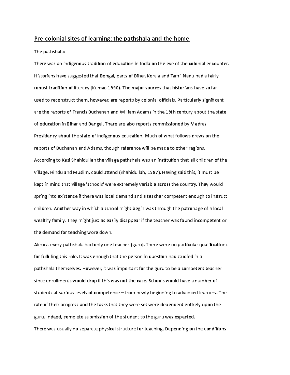 Colonial Education System Overview: Pathshala to Hunter Commission ...