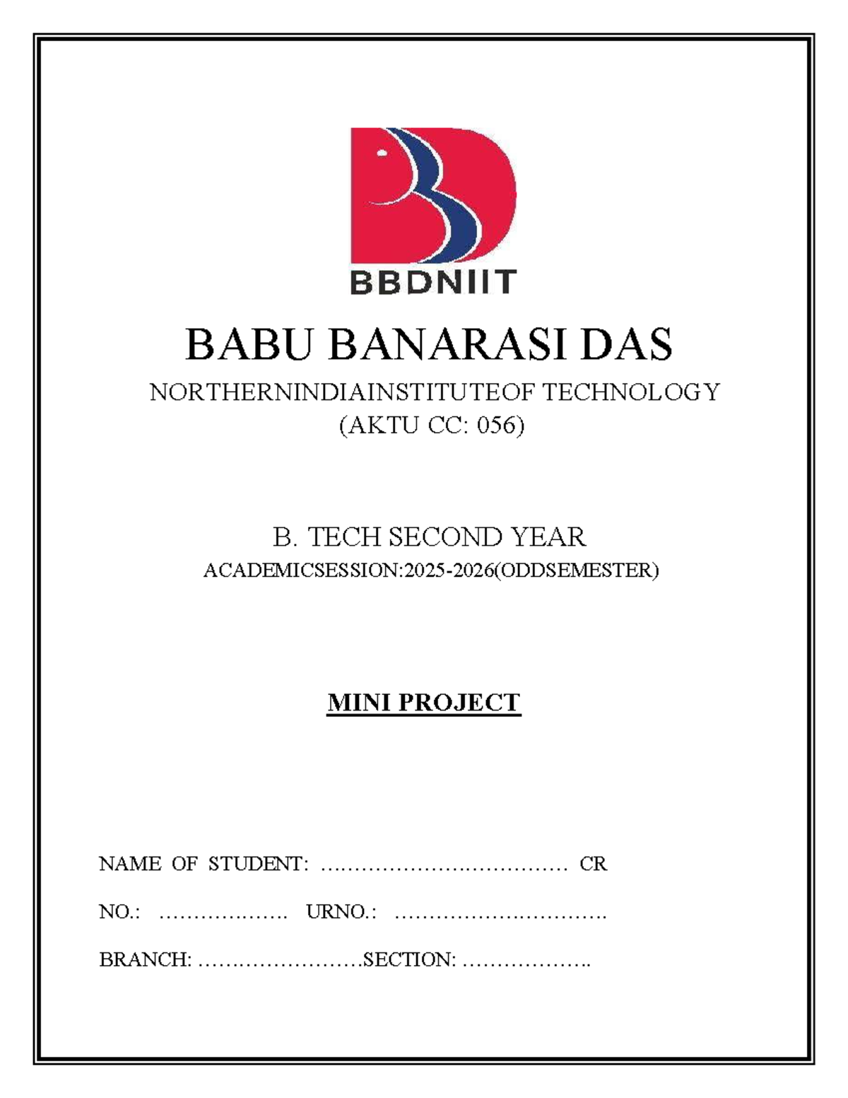 Weather Forecast Web App Mini Project (B. Tech 2nd Year) - Studocu