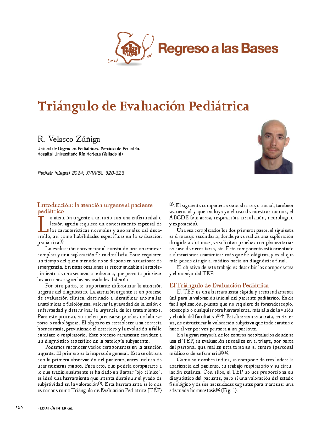 Triage y TEP - Triángulo de Evaluación Pediátrica Introducción: la ...
