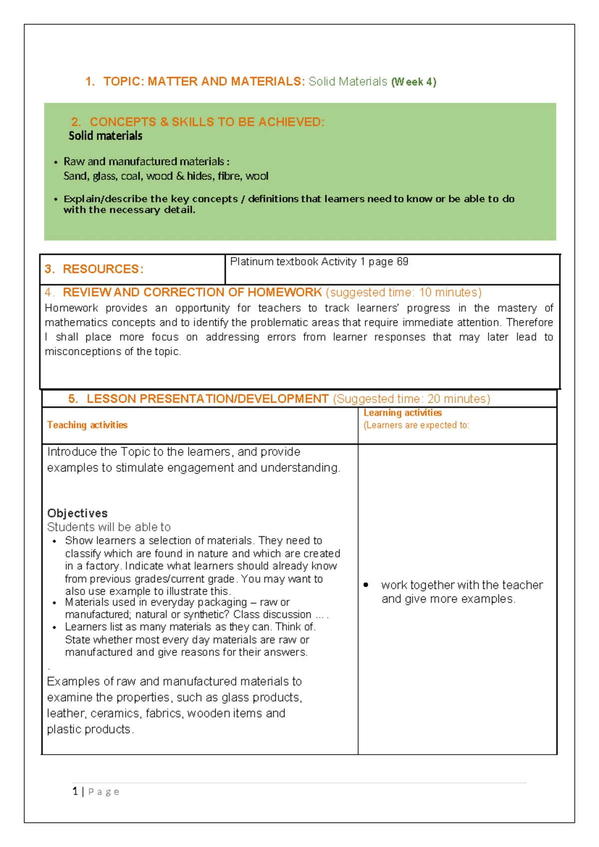 NS Grade 4 Natural Science TERM 1 & 2 TESTS Overview - Studocu