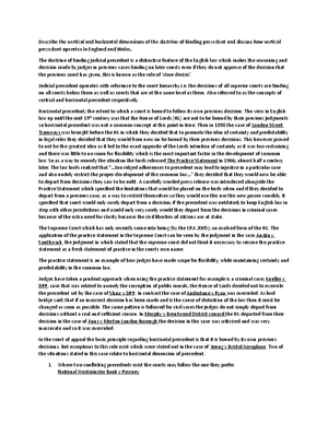 The purposive approach in statutory interpretation: An analysis - Studocu