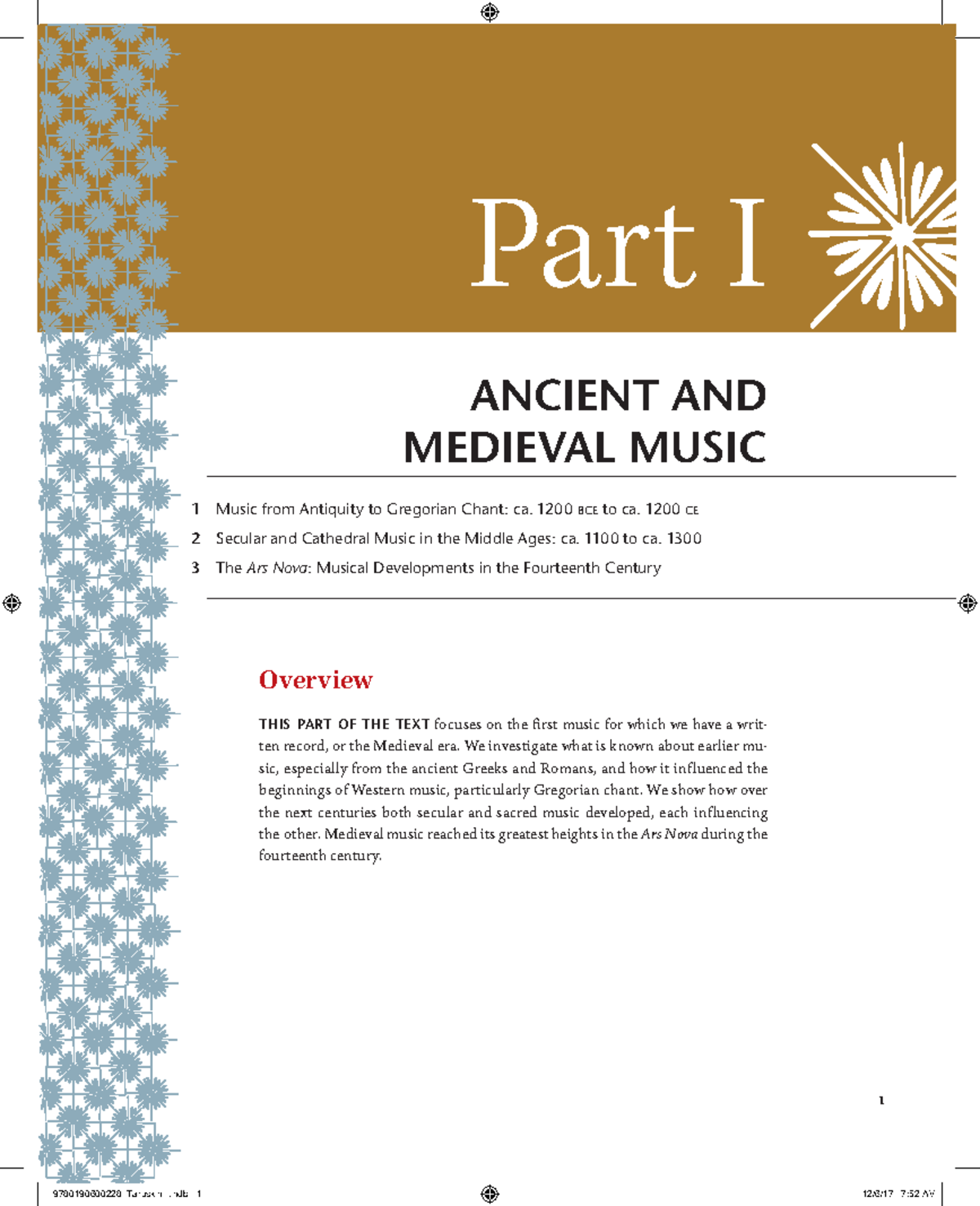 Medieval Music (MUS 201): Exploring Gregorian Chant's Evolution and ...