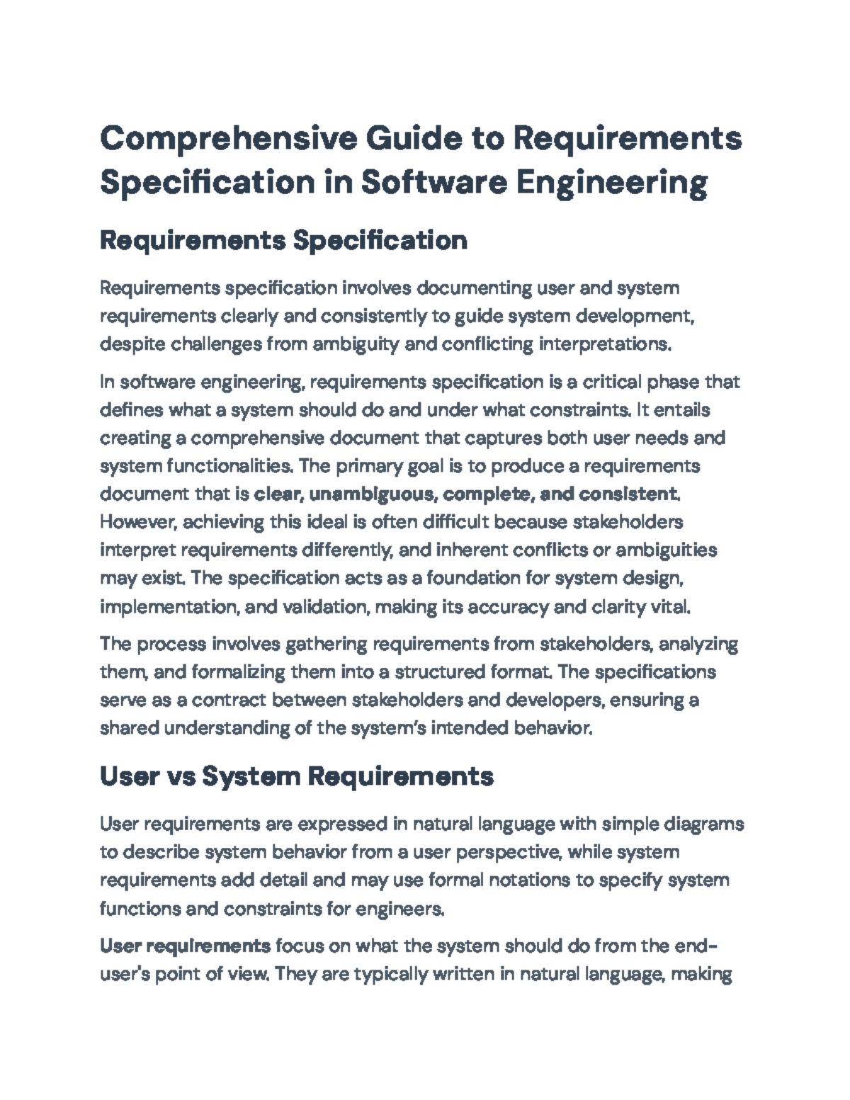 Comprehensive Guide to Writing Effective Requirements in Software ...
