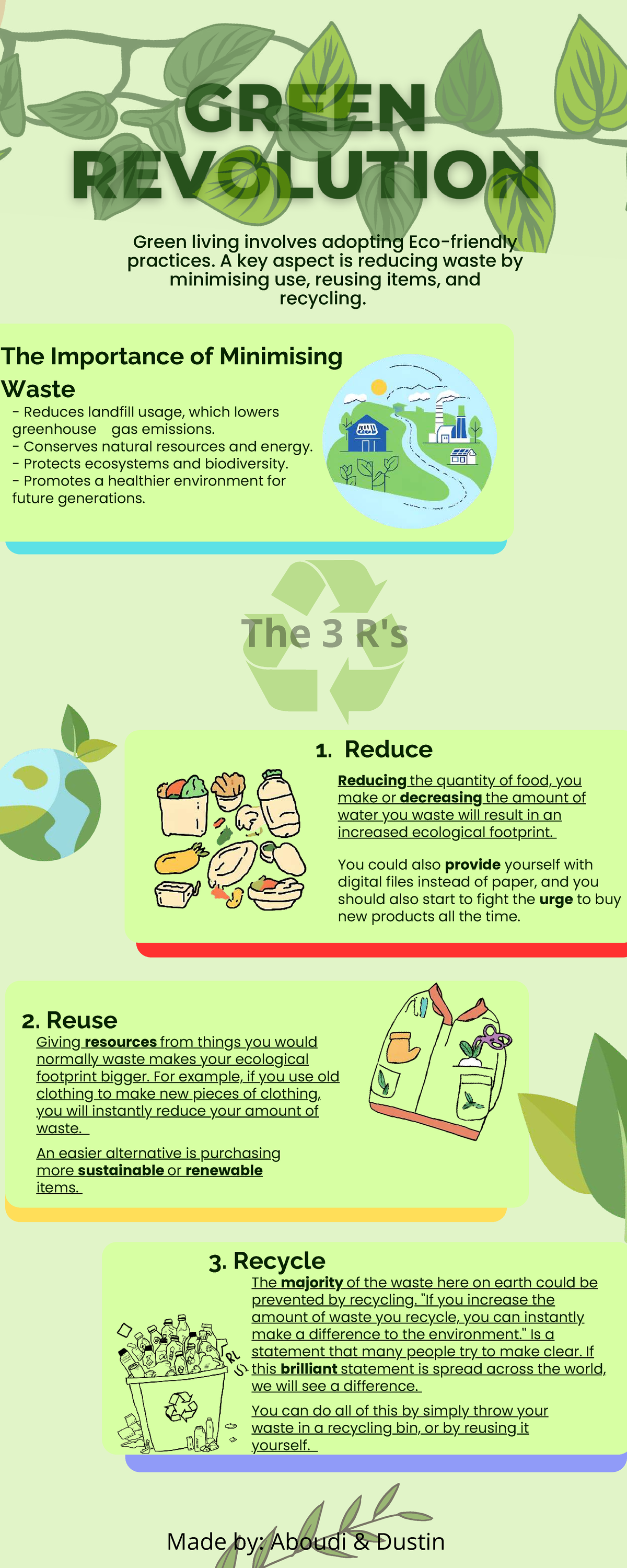 Green Living Practices: Waste Reduction & Recycling Guide - Studeersnel