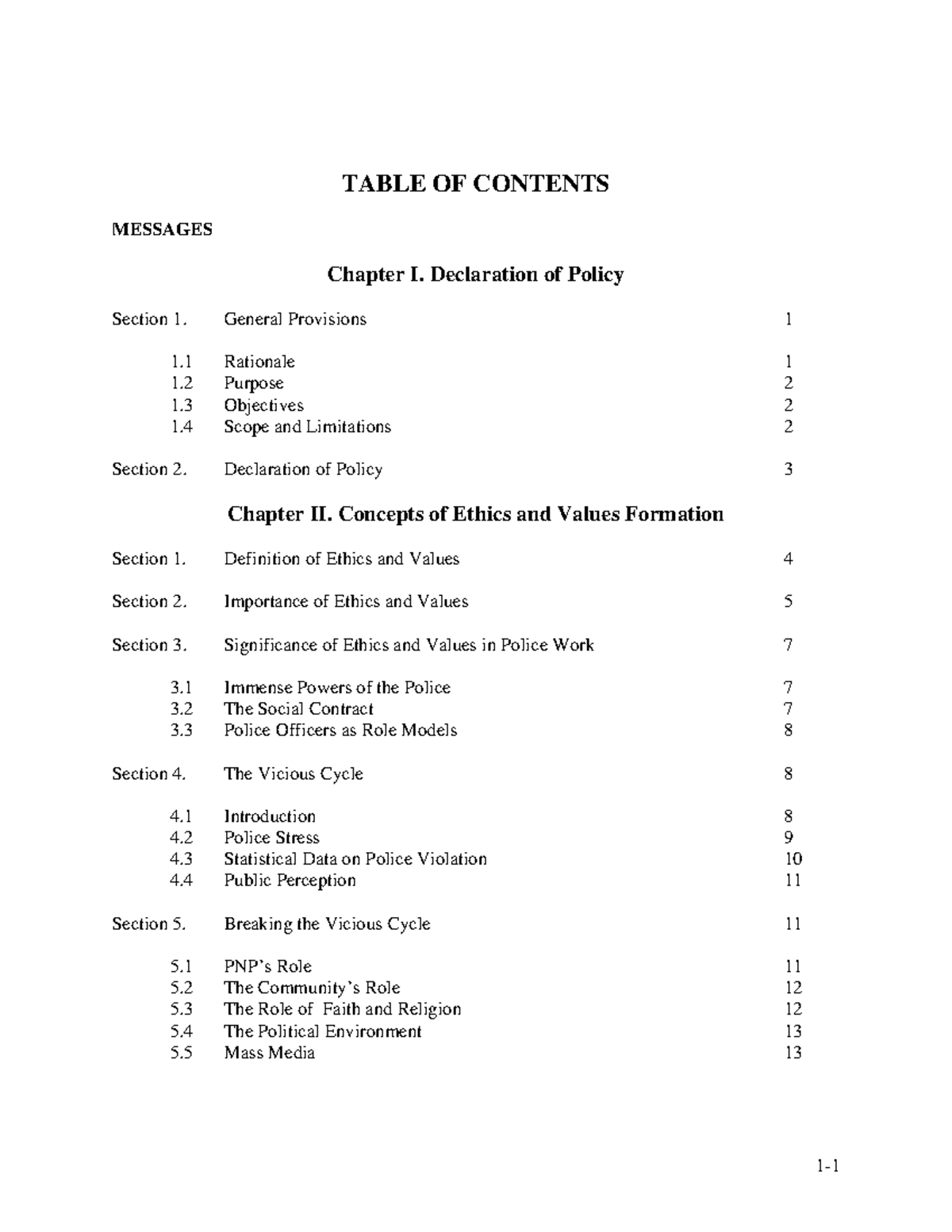 Ethics and Values Formation for PNP Officers: A Comprehensive Manual ...