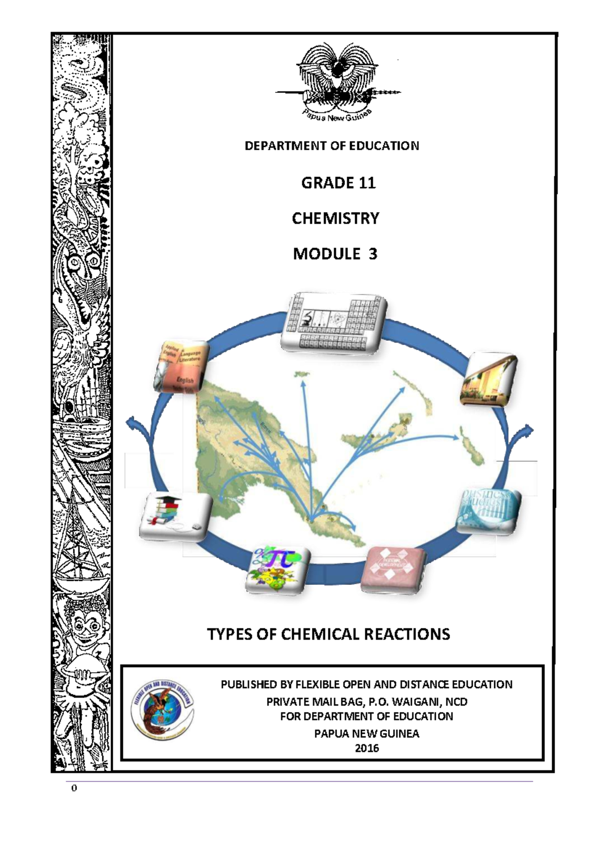 GR 11 CHEM M3: Understanding Types of Chemical Reactions - Studocu