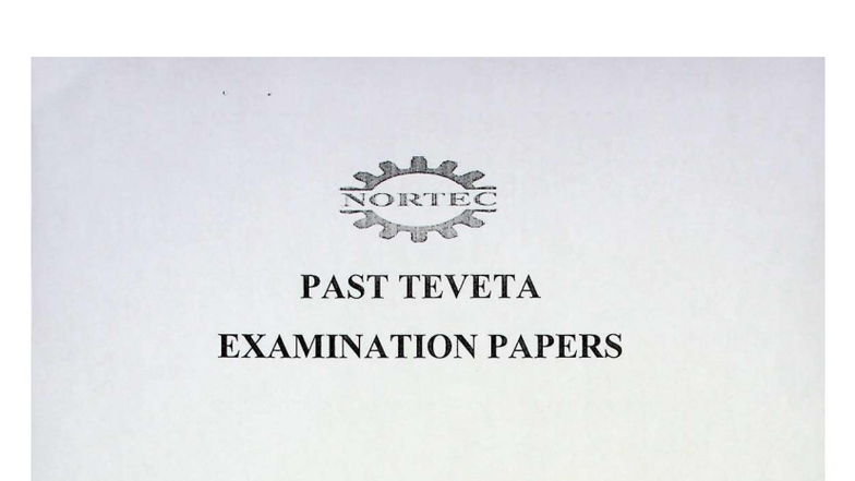 TEVETA PAST EXAMINATION PAPERS: DIPLOMA IN SCIENCE LAB TECHNOLOGY LEVEL ...