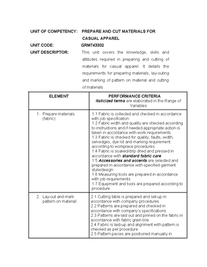 CBLM-Jimenez - cblm - Module Content Module Content Module Content Information Sheet Self Check ...