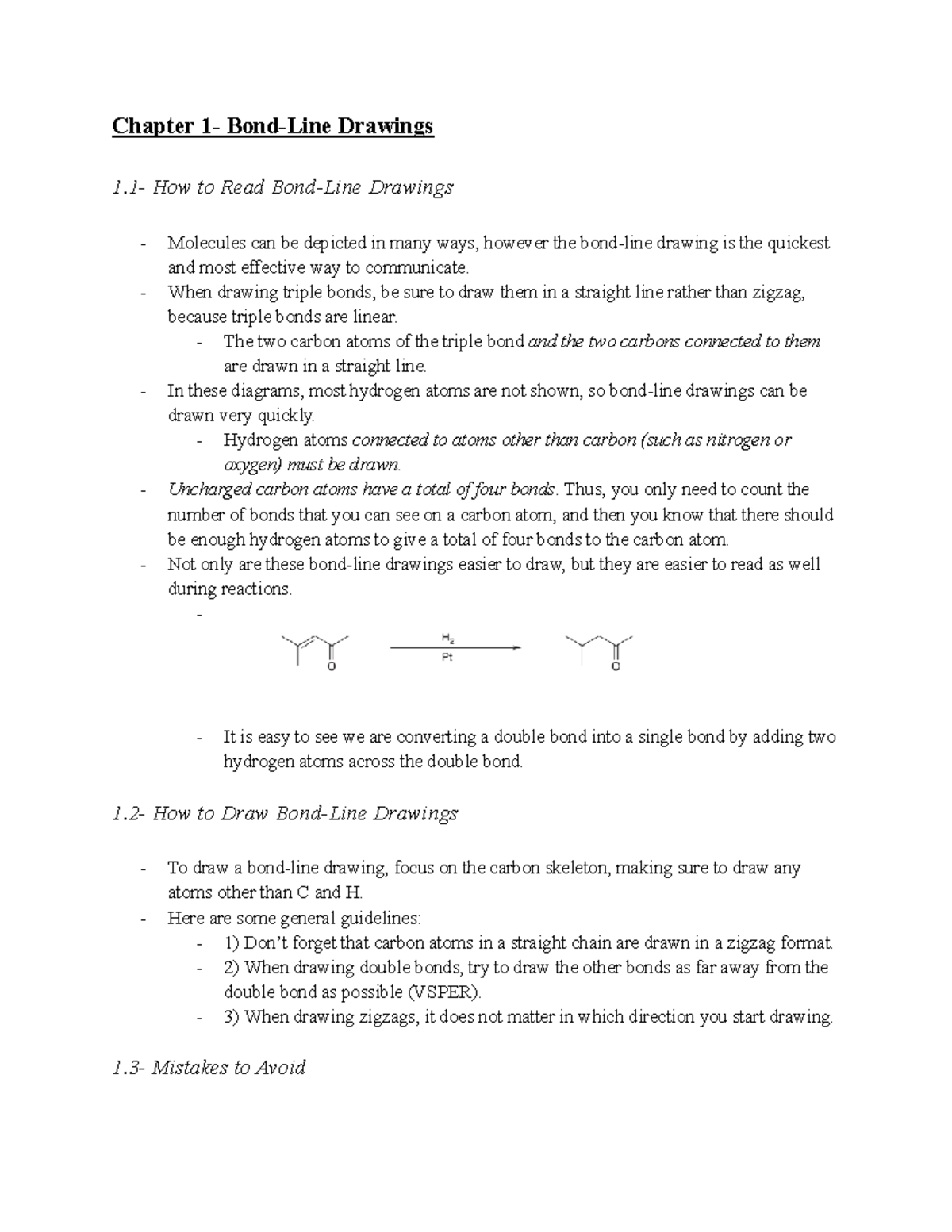 Chem 14C Chapter: Understanding Molecular Drawings and Nomenclature ...