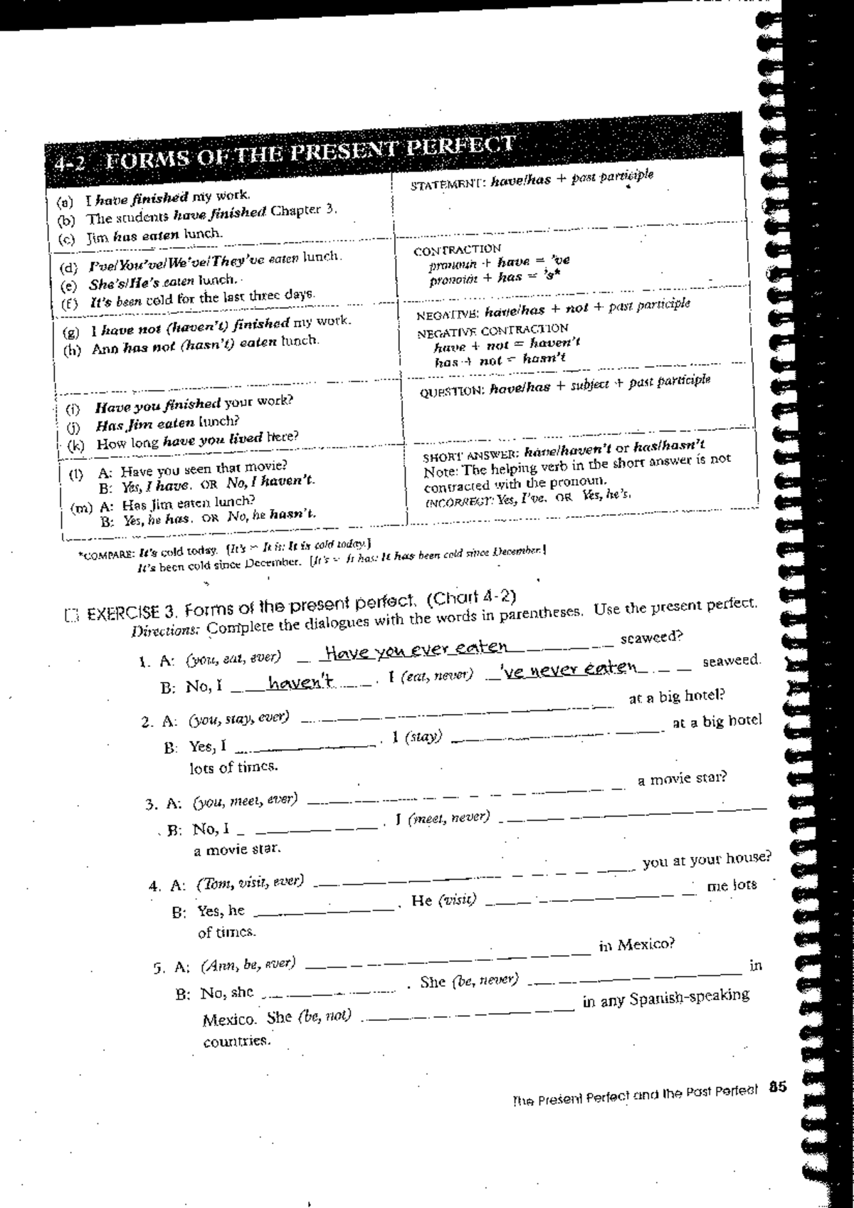 Grammar Basics for Lab Report Discussion: Present Perfect Tense - Studocu