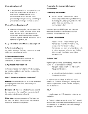 Perdev Final Exam with Answer key - PERSONAL DEVELOPMENT QUARTER 2 ...