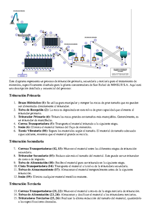 Diagramas de Flujo en Planta Concentradora - Lab. Procesamiento de ...