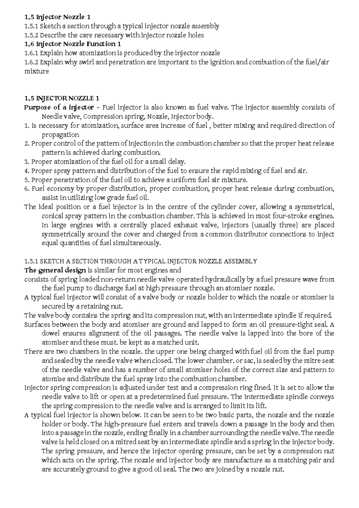 Injector Nozzle Functionality and Design: A Comprehensive Overview ...