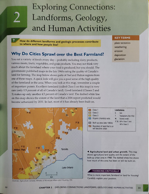 Canadian Geography - Grade: 9 - High School - Canada - Studocu