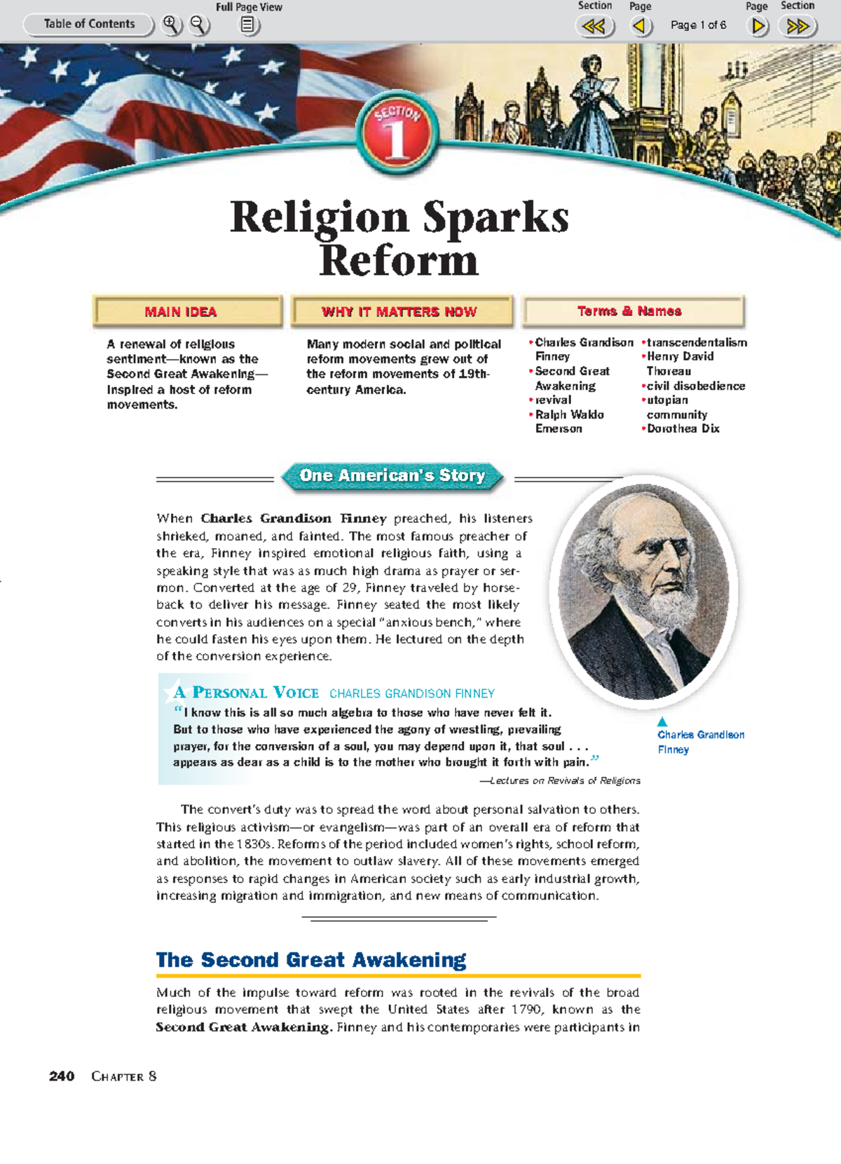 Reforming American Society Through the Second Great Awakening (HIST 240 ...