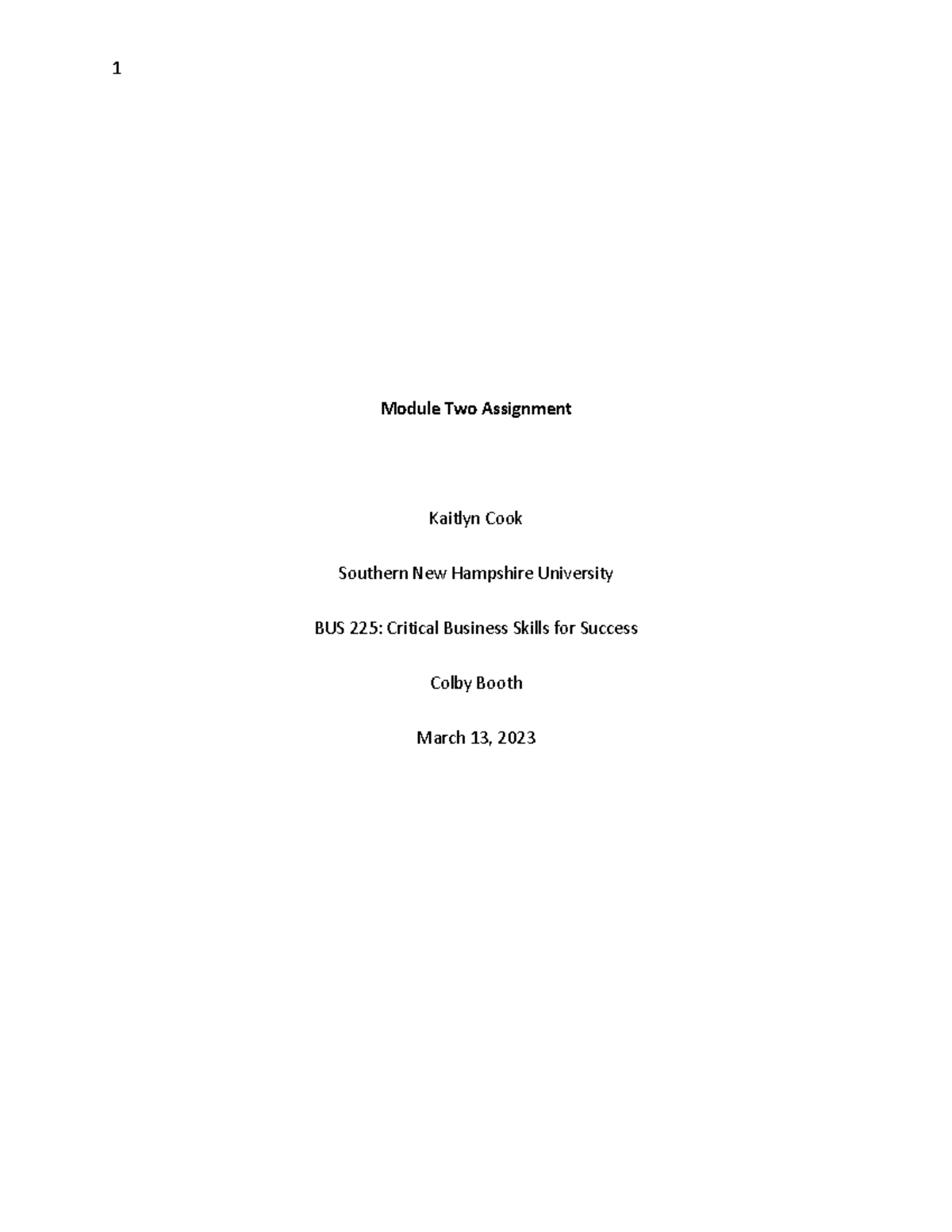 BUS225 Module Two Assignment: Data Analysis & Employee Performance ...