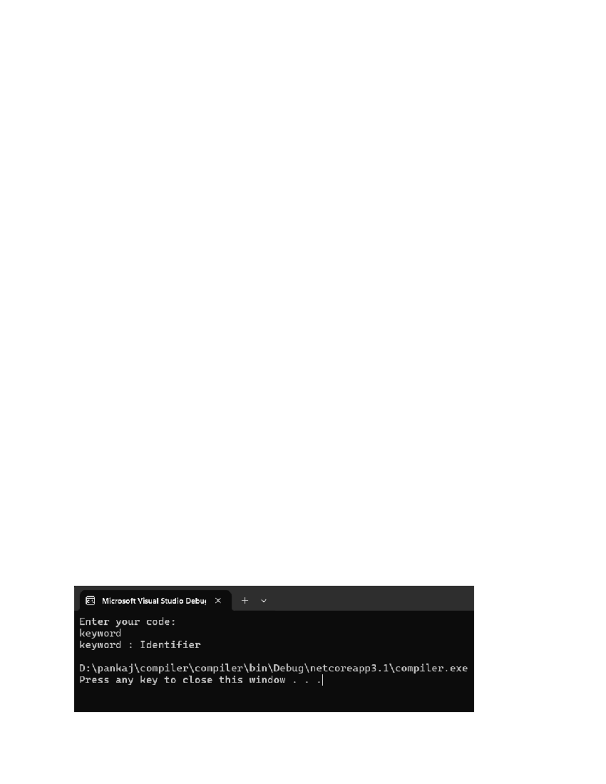 Compiler - Microsoft Visual Studio debugging notes - Studocu