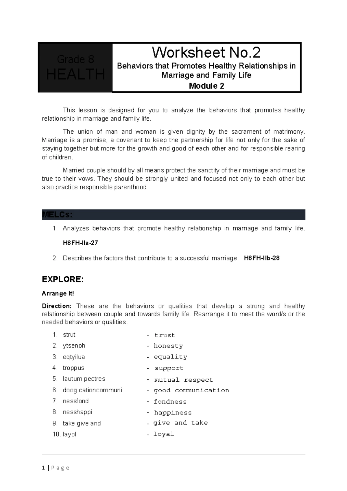 Grade 8 MAPEH Worksheet No.2: Paper Arts & Knot Tying in East Asia ...