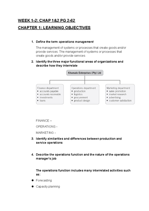 [Solved] IntroductionThe Core Activities And Operational Strategies - Operations management ...