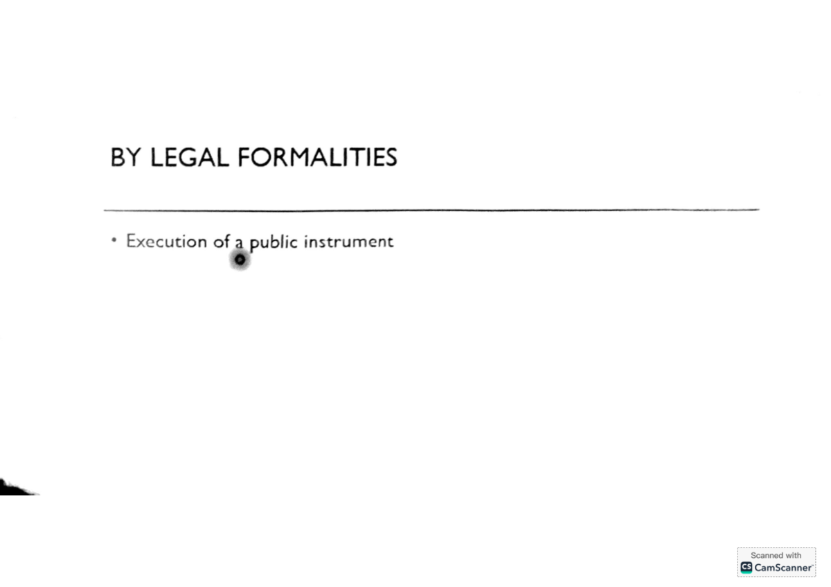 Chap-4 Legal Formalities - Ownership & Delivery Notes - Studocu