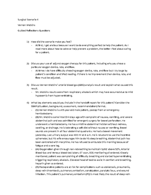 VSIM Steps for Patient Assessment: Vernon Watkins - Studocu