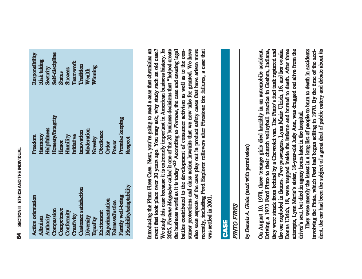 Pinto Fires Case Study: Ethical Implications and Corporate ...