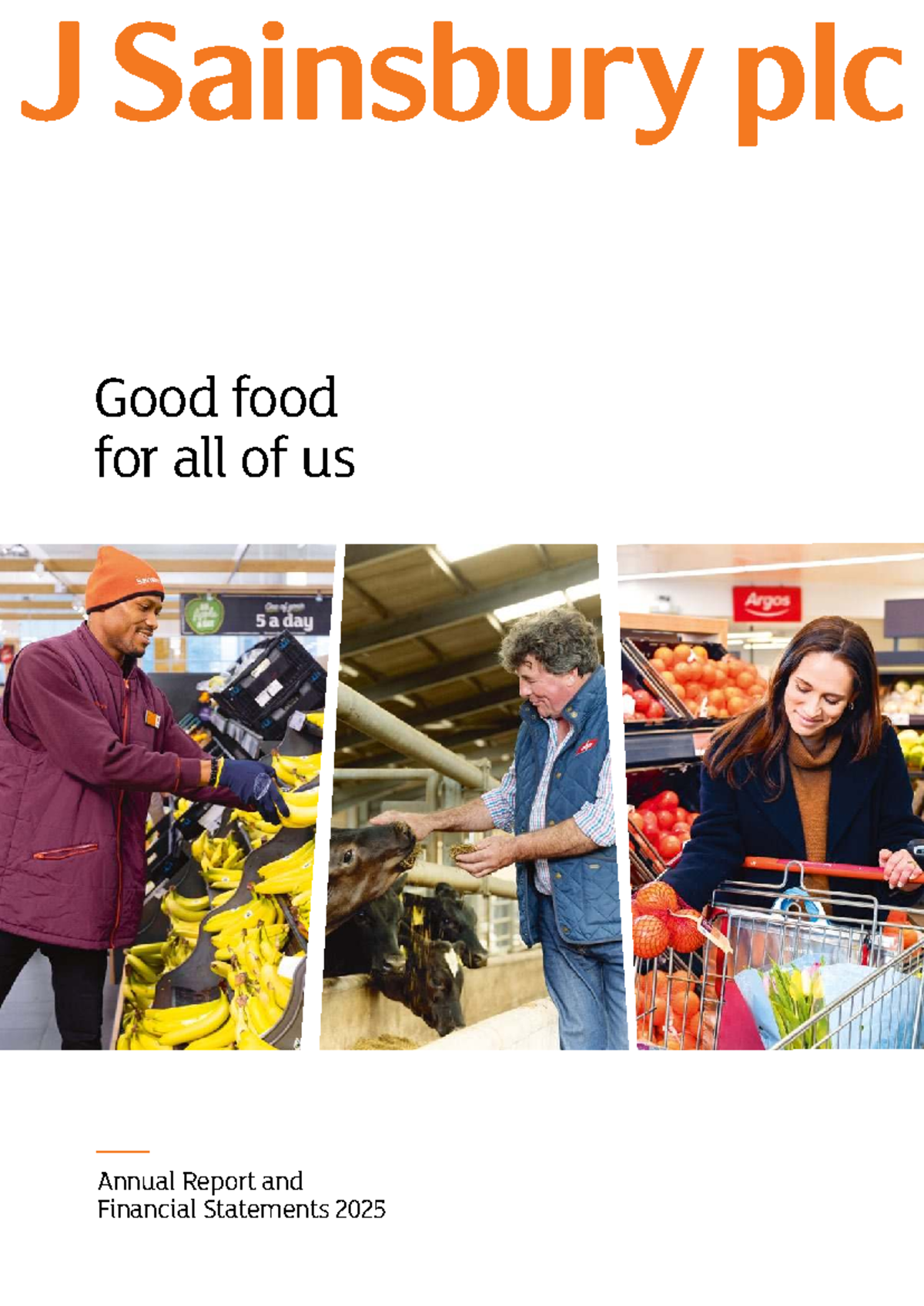 J Sainsbury plc Annual Report & Financial Statements 2025 - Studocu