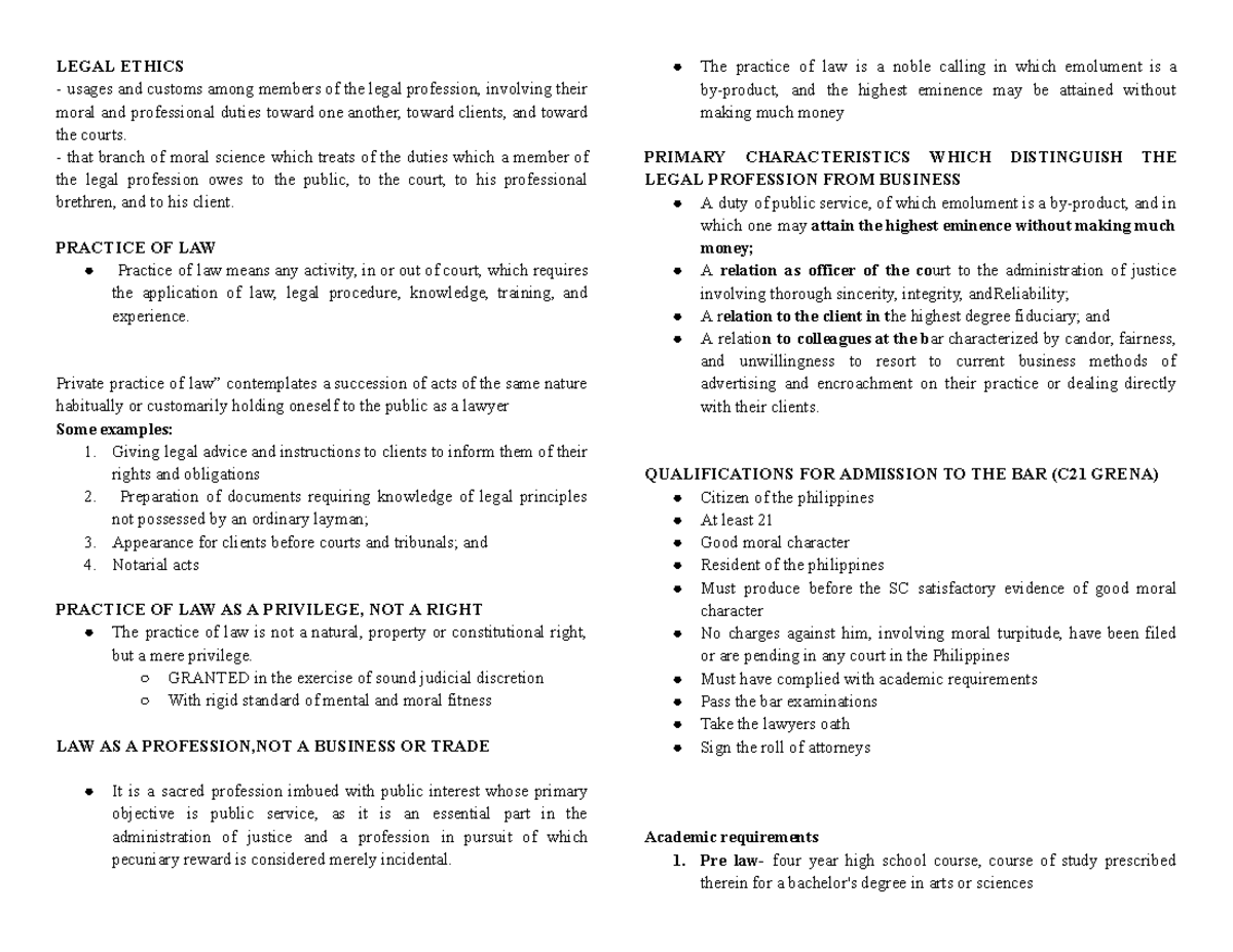 BLJE Legal Ethics: Duties, Privileges, and Responsibilities in Practice ...