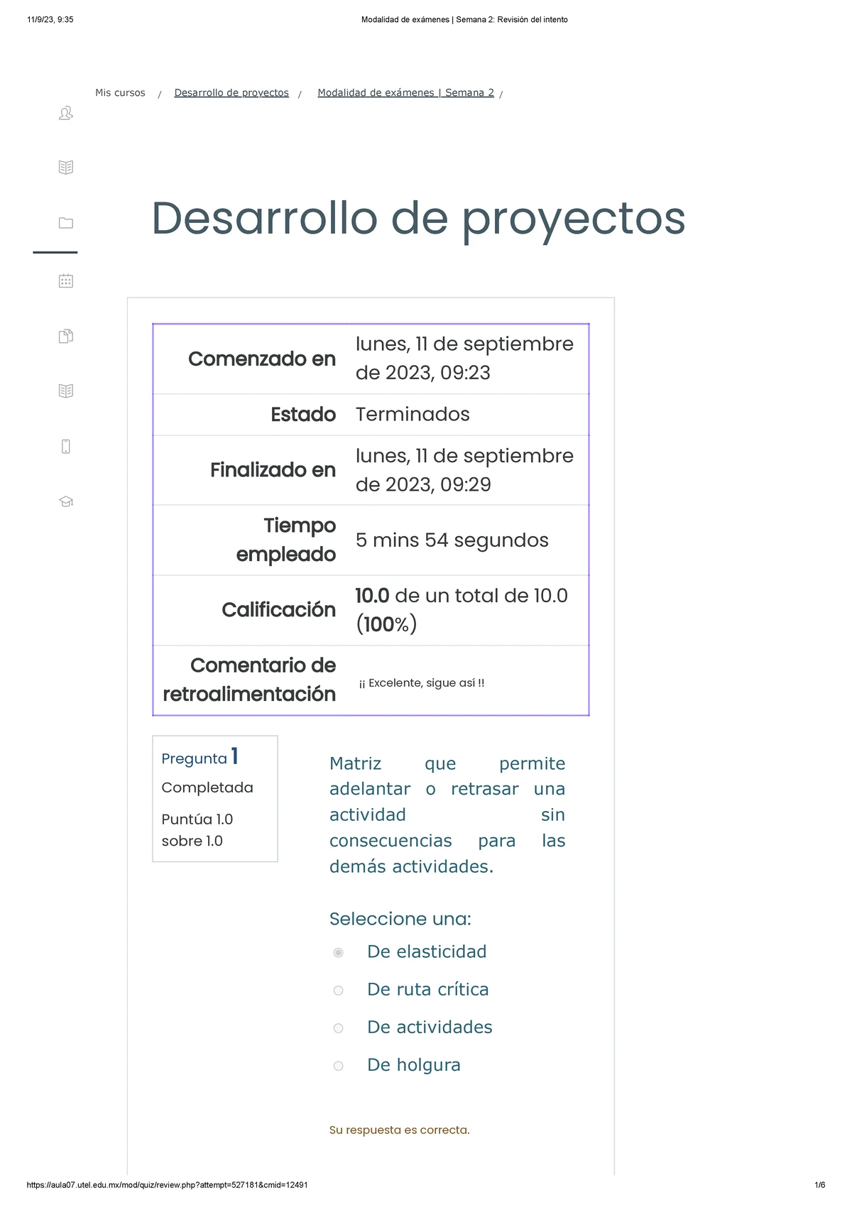 Semana 2 Desarrollo de proyectos - Desarrollo de proyectos 1. Mis ...