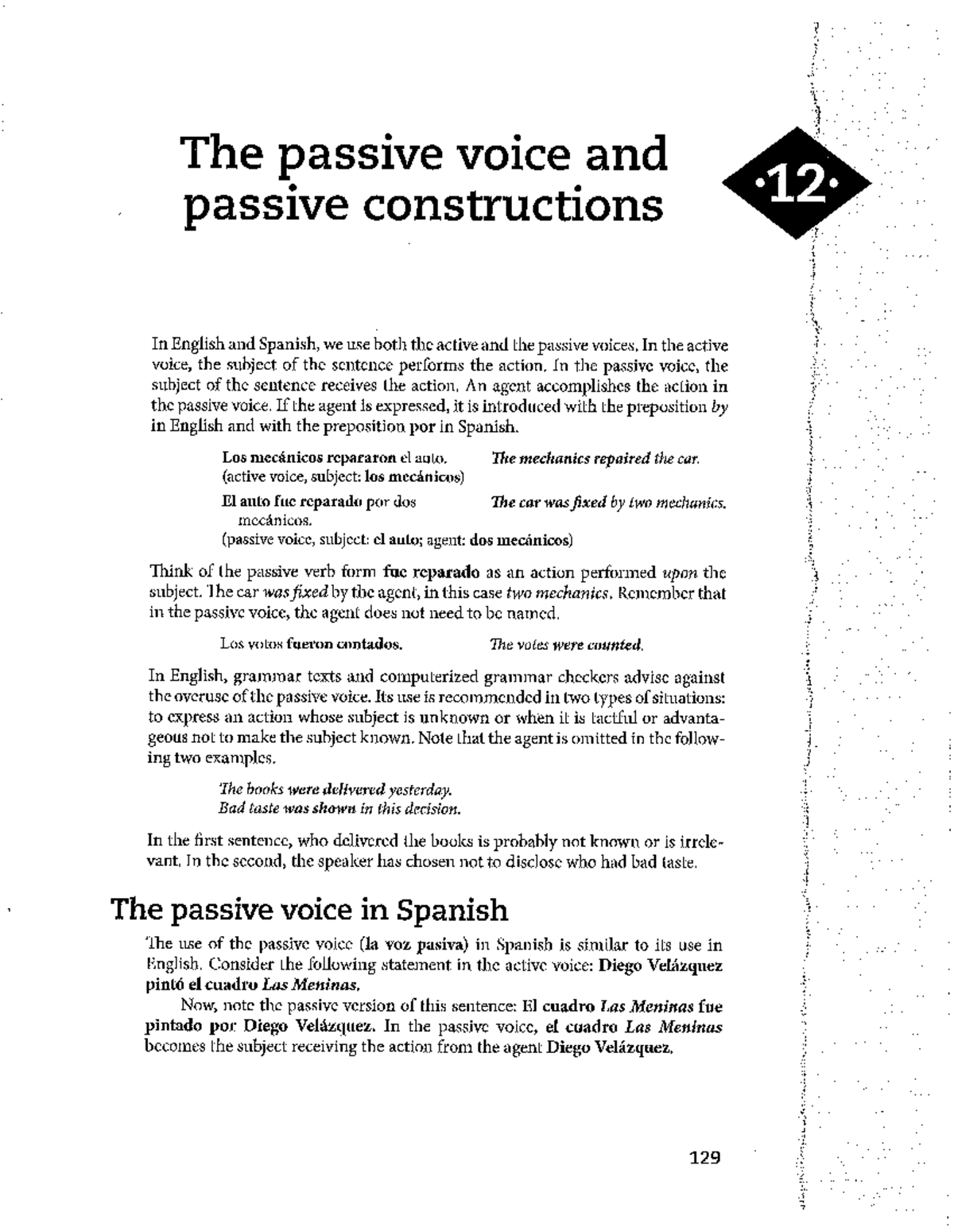 Passive Voice and Impersonal Se - The passive voice and passive ...