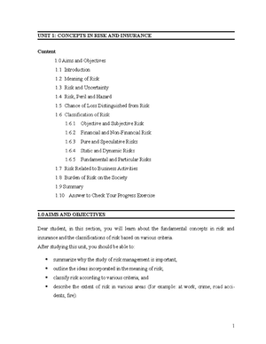 Generic Risk Assessment Report Template - Studocu
