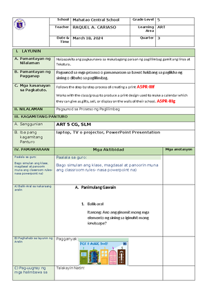 Deped mission vision - LAYOUT FOR CLASSROOM - MISSION DeTDED DEPARTMENT ...