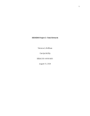 HRM 300 Milestone One: Enhancing Recruitment & Retention Strategies ...