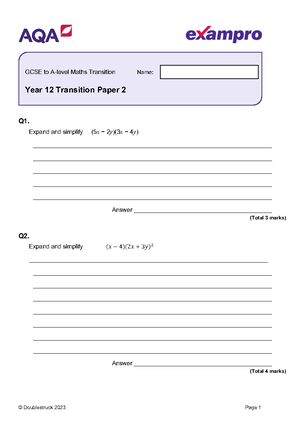 A Level Mathematics and Further Mathematics - Bicen Maths Links - AS ...