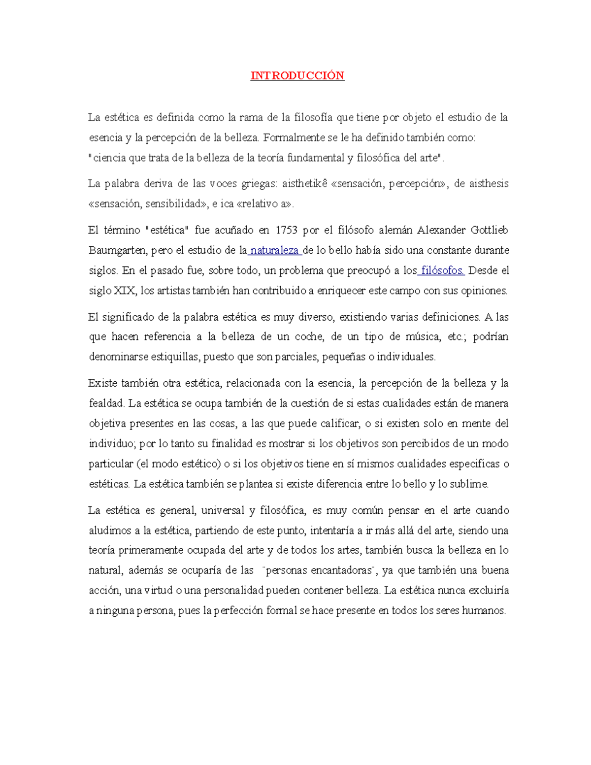 368413701 Ensayo Estético: Reflexiones sobre la Belleza y la Percepción ...
