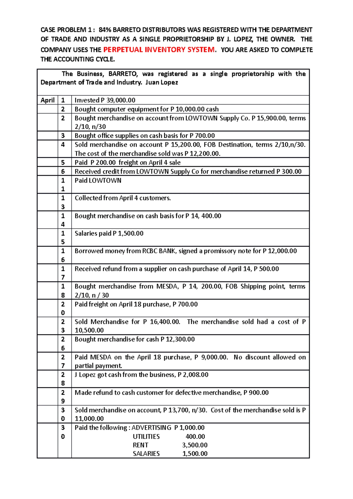 Title Proposal Format with an Example - TITLE: Proponent: Leader ...