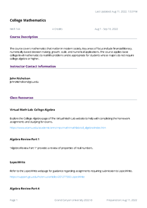 MAT-144-RS-Ground-MA2 Fa24 - MAT-144 Major Assignment 2 Instructions ...