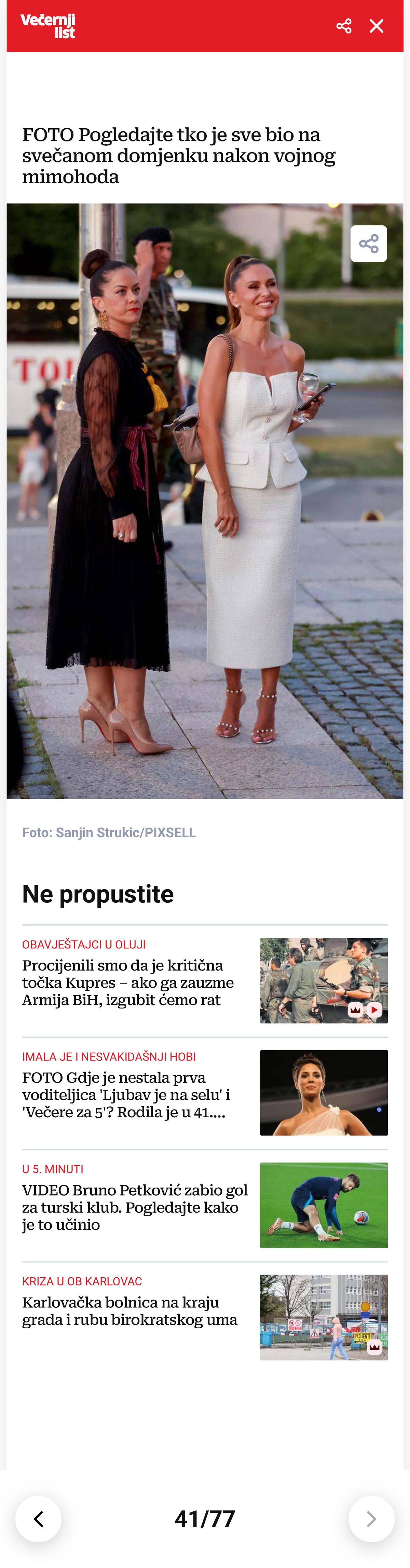 FOTO Pogledajte tko je sve bio na svečanom domjenku nakon vojnog ...