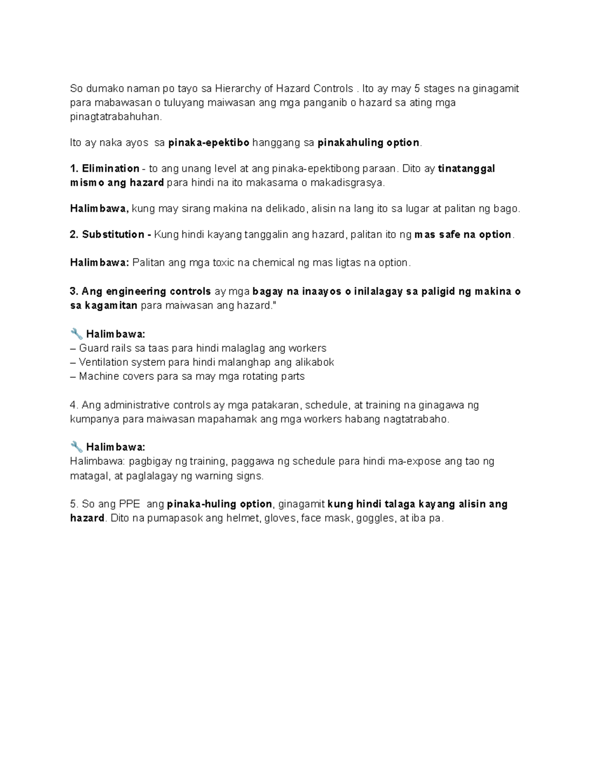 Hierarchy of Hazard Controls: 5 Stages for Workplace Safety (BOHS ...