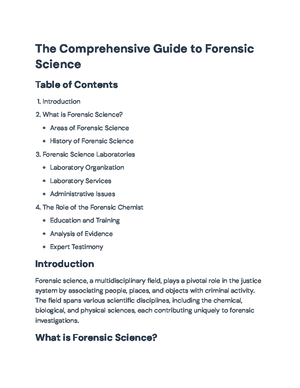 Crime Scene Investigation Procedures and Evidence Management - Crime ...