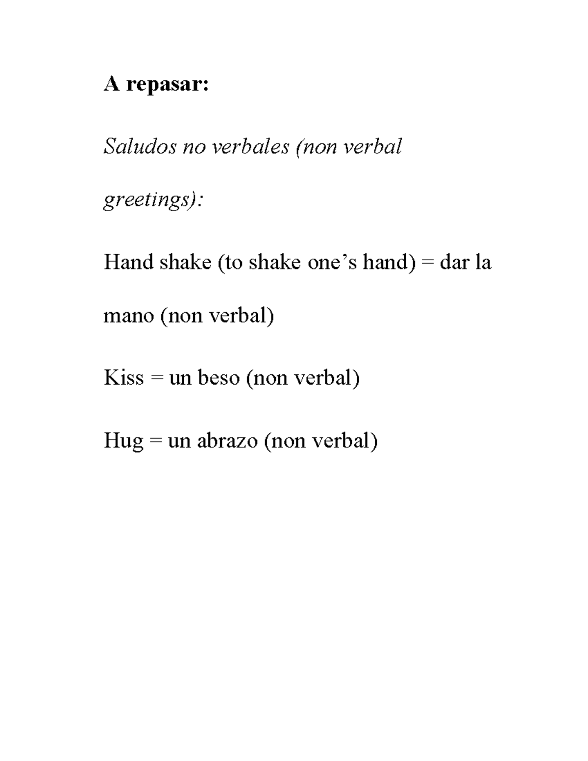 Spanish Greetings and Farewells: Vocabulary & Expressions (SPN101 ...