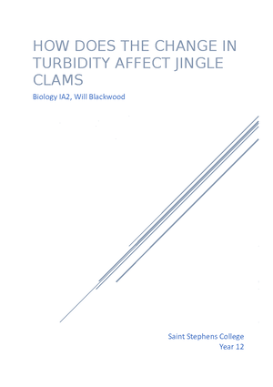 Senior Biology IA3 Exemplar - 180953 Biology 2019 v1. IA3 high-level ...