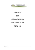 701952101 LIFE Orientation Grade 10 Notes: Self-Development and Society ...