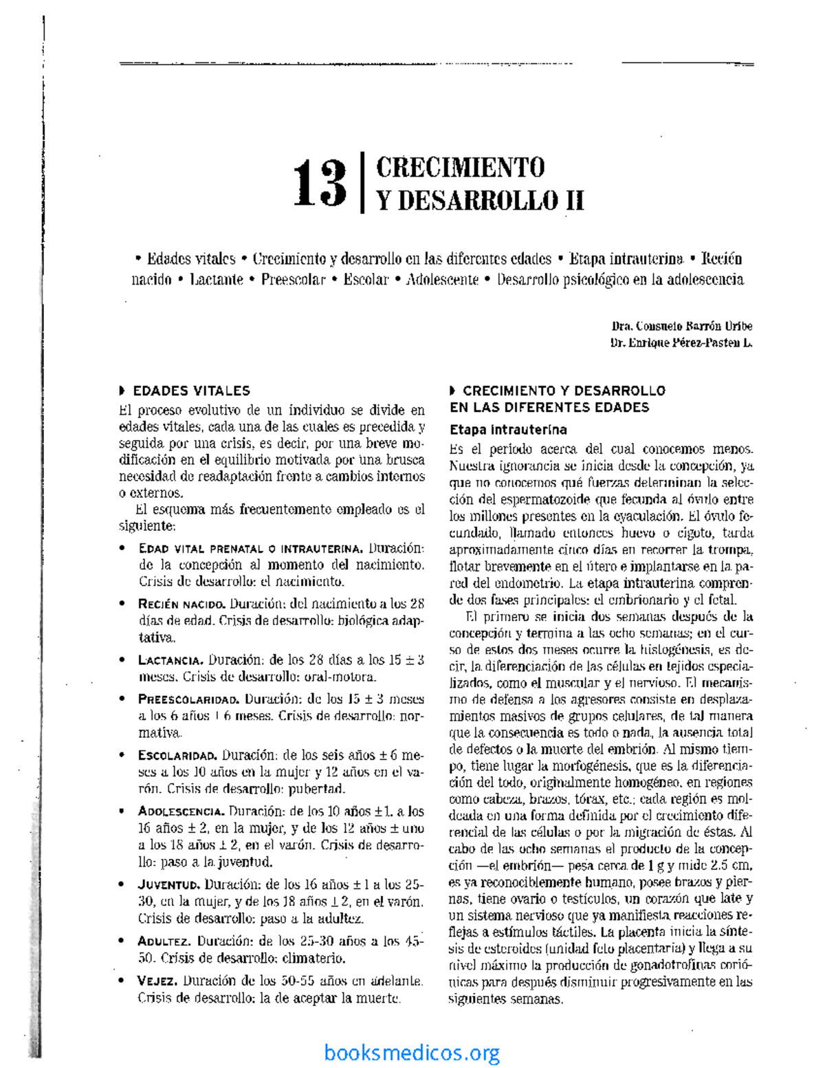 1. Etapas de desarrollo y crecimiento en la infancia - Pediatría Del ...
