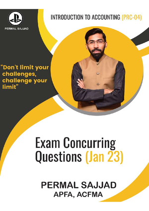 PRC 4 Book-1 - book containing more then 500 MCQs to help you practice basic financial ...