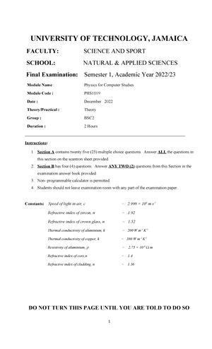 CSEC Information Technology January 2025 P2 250120 250123 125124 - TEST ...